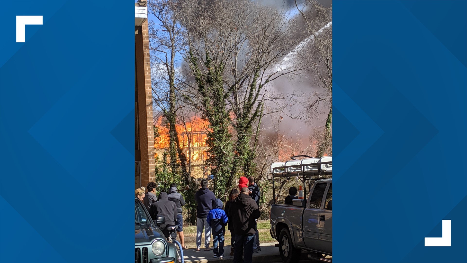 Fire at Alexandria building under construction seen for miles | wusa9.com