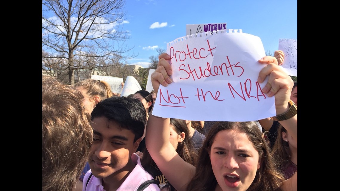 DC-area students walk out, head to Capitol for rally | wusa9.com