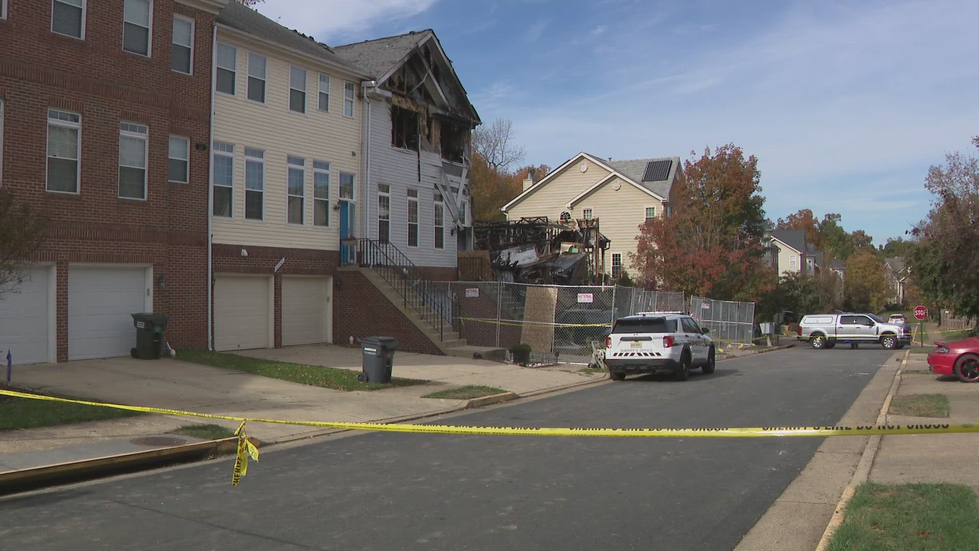 Remains found at scene of massive townhouse fire in Sterling, Fire ...