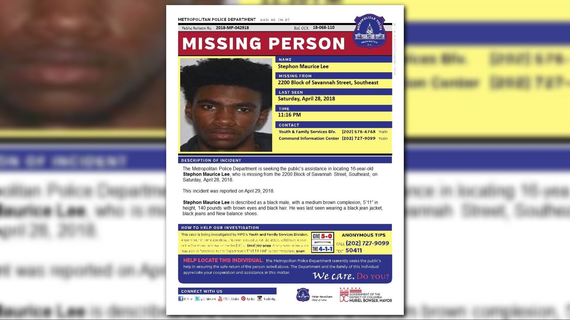 MISSING: 16-year-old from SE DC | wusa9.com
