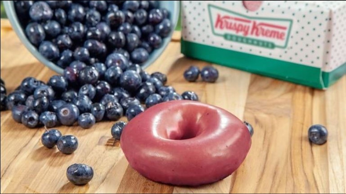 Krispy Kreme announces limited-time blueberry glazed doughnut | wusa9.com