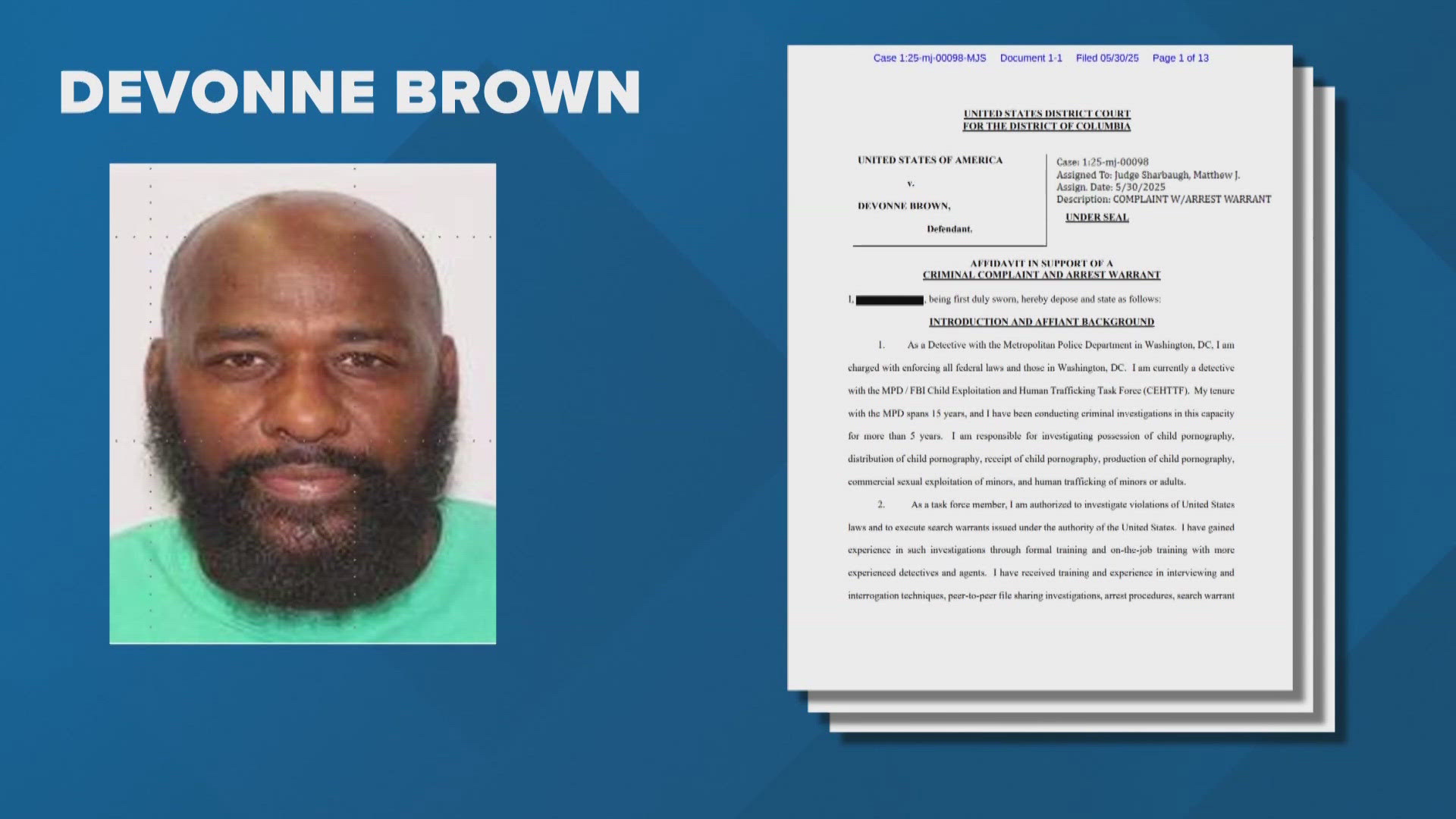 Tech and law collide in Devonne Brown case | wusa9.com