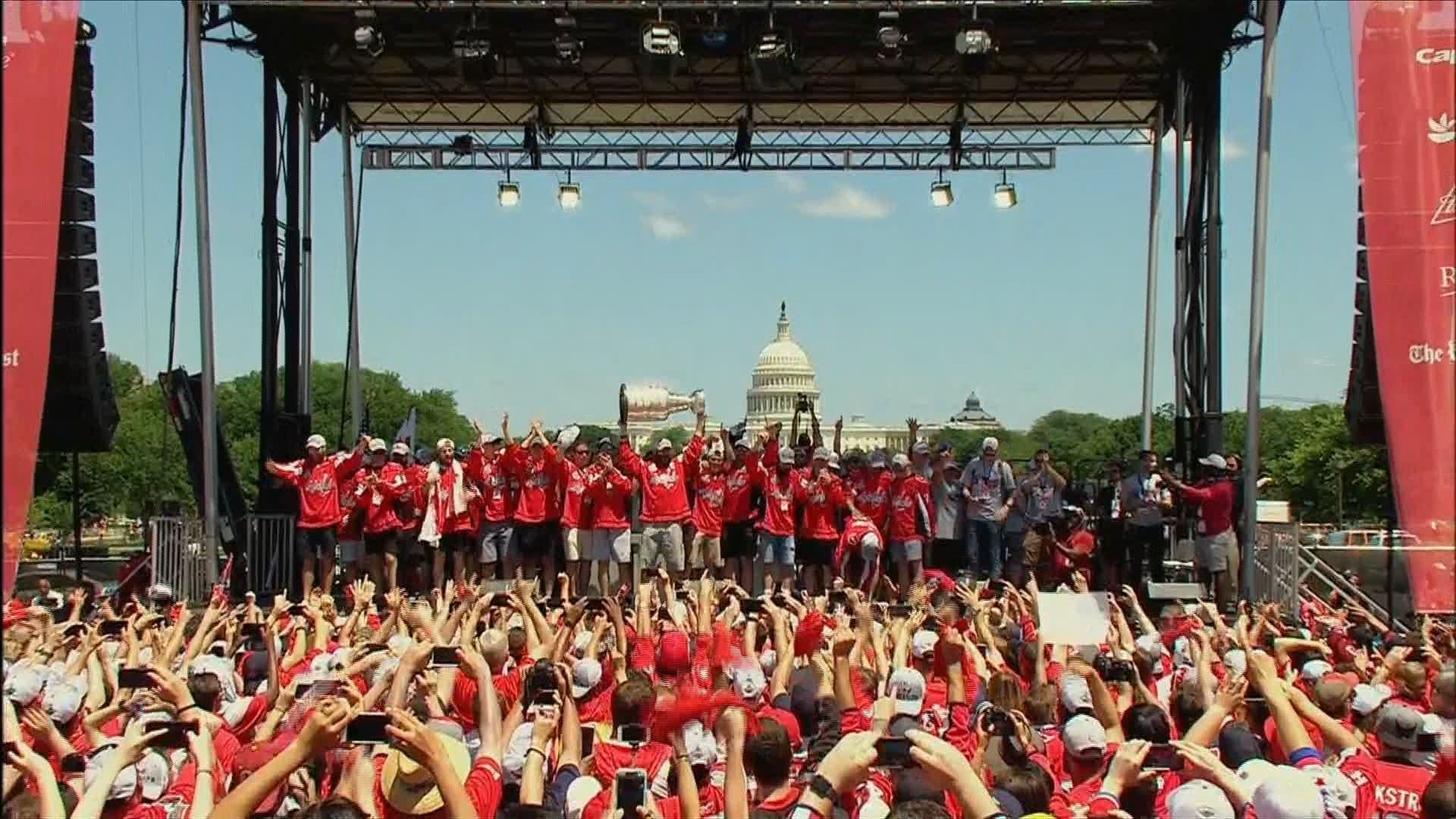 How we got those awesome aerials of the Caps parade | wusa9.com