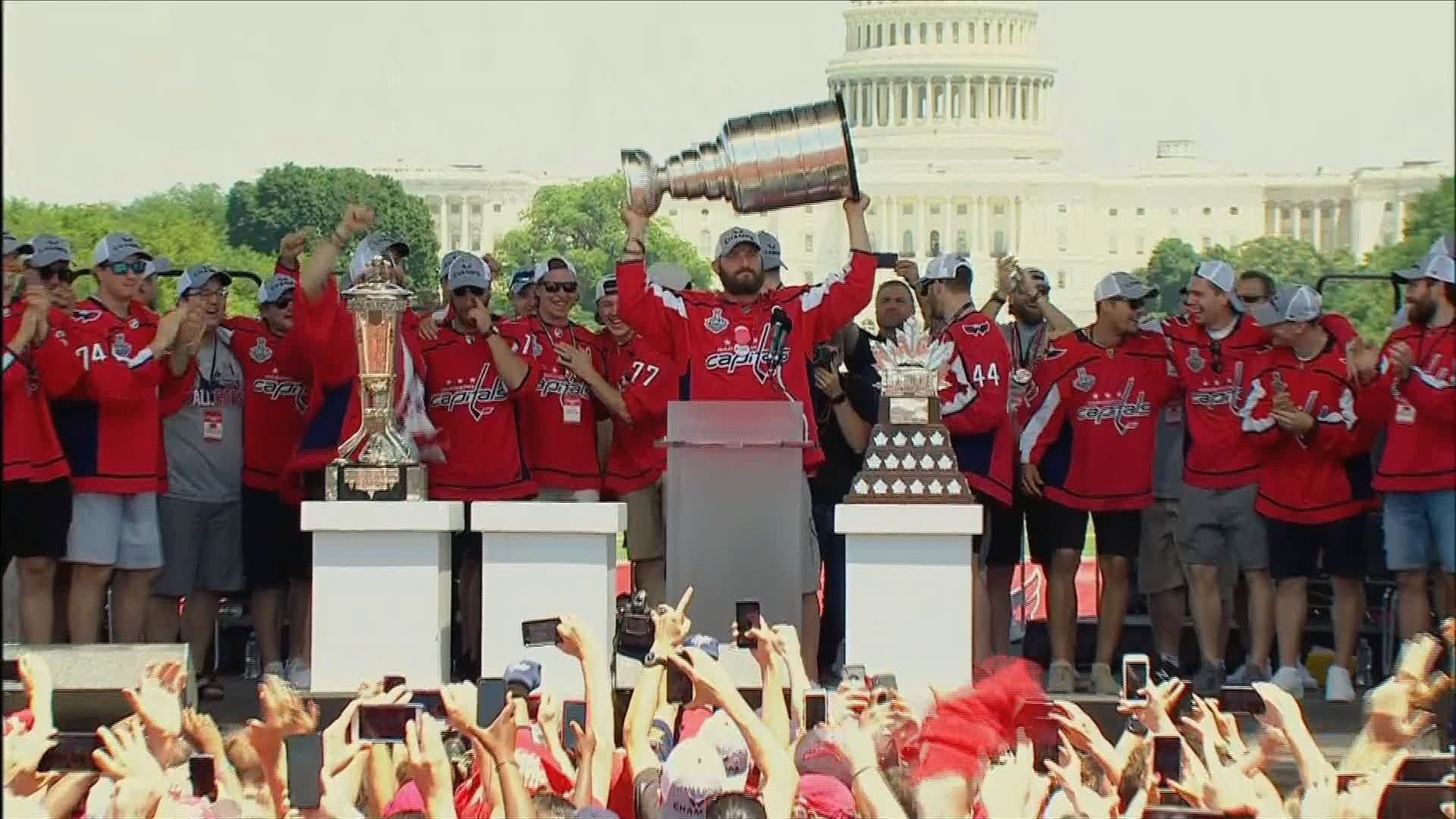 How we got those awesome aerials of the Caps parade | wusa9.com