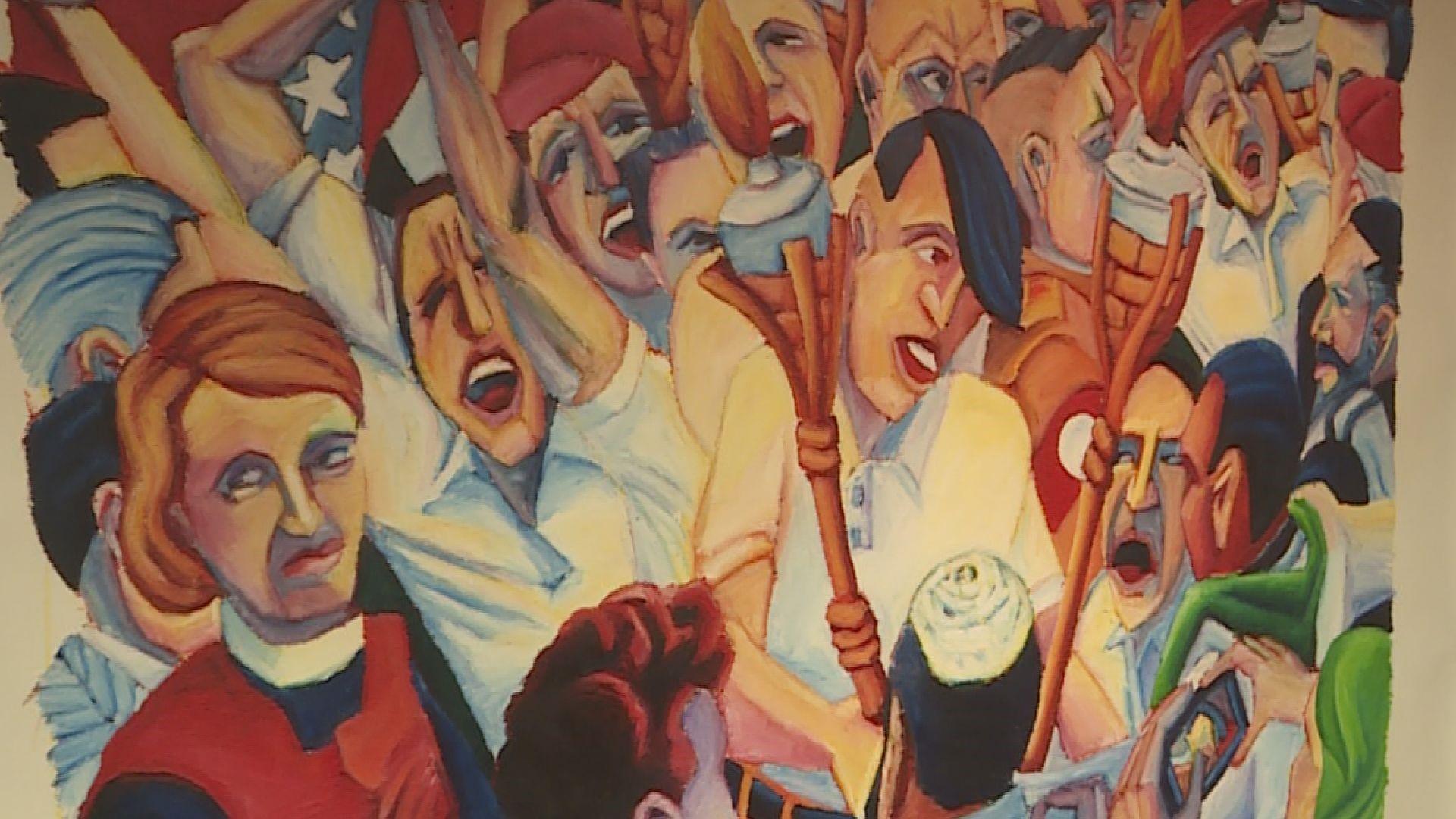 New art gallery displays artists' take on politics | wusa9.com