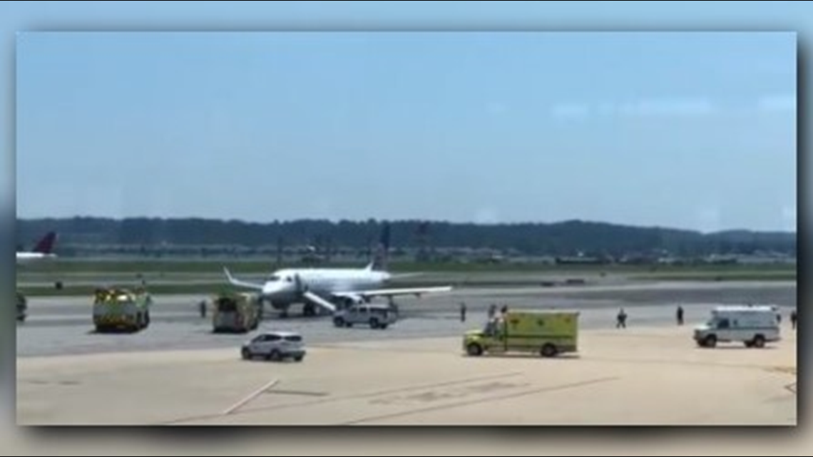 Passengers on United flight forced to deplane via emergency slide at ...