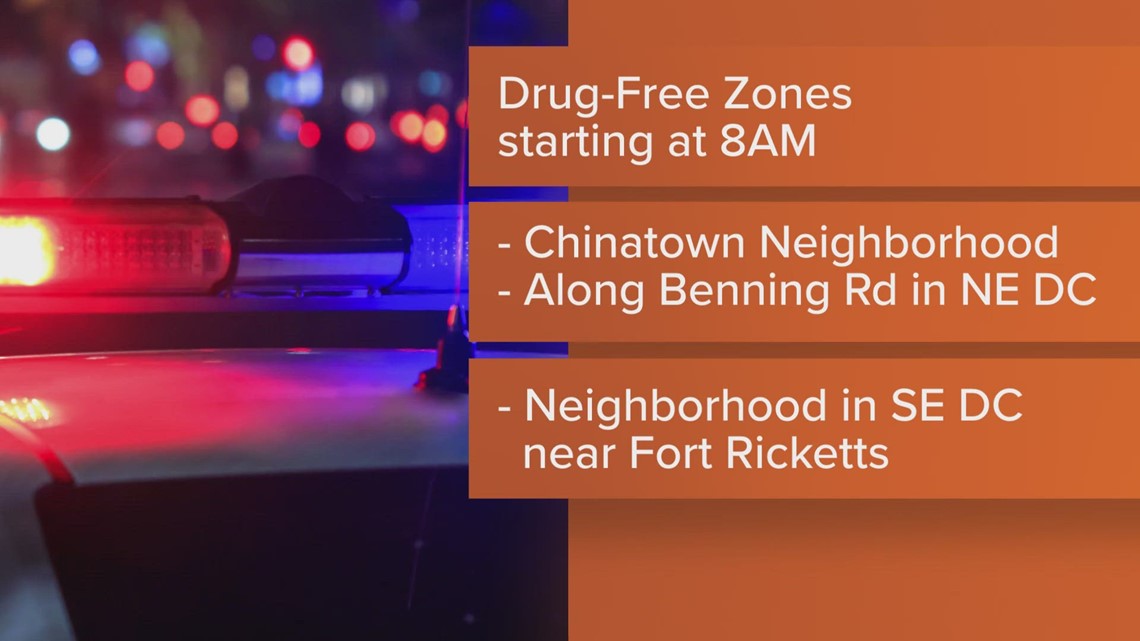 Drug free zones take effect Thursday in DC | wusa9.com