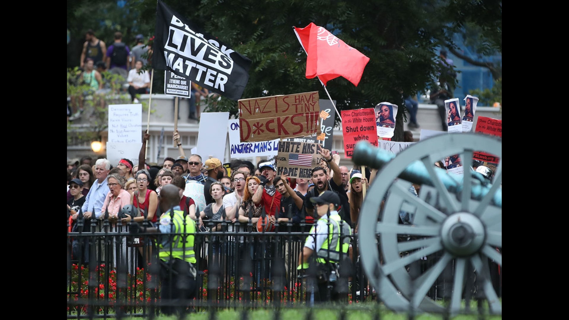 'People were too scared' | Unite the Right attendees vastly outnumbered ...