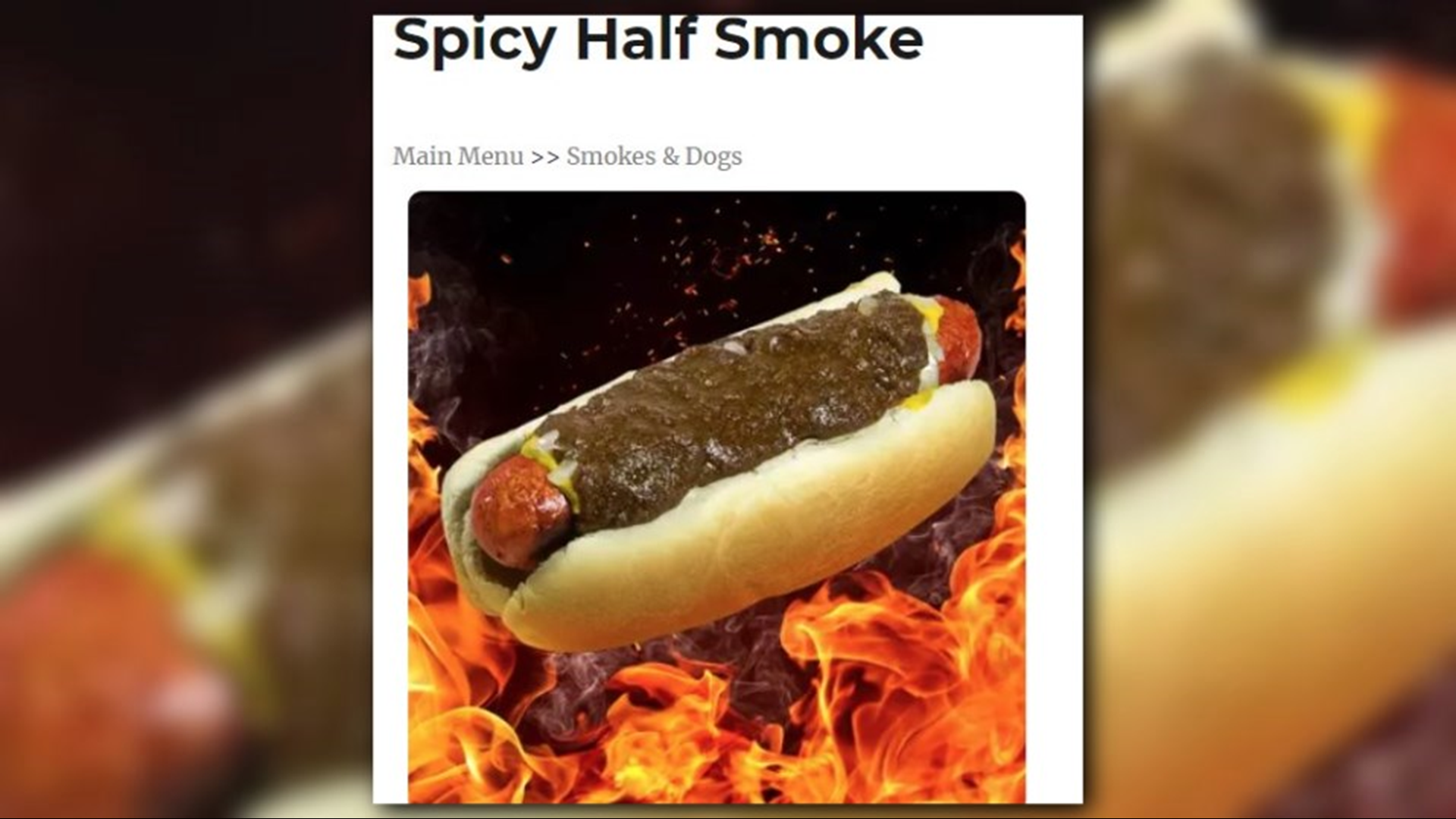 Holy smokes! You don't know what a half-smoke is?! | wusa9.com