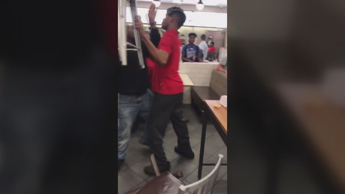 VIDEO: Violent brawl between customer and employee at Chick-fil-A in DC ...