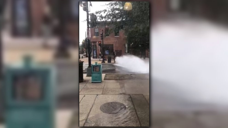 Several fire hydrants opened up across Northwest, Northeast DC in ...