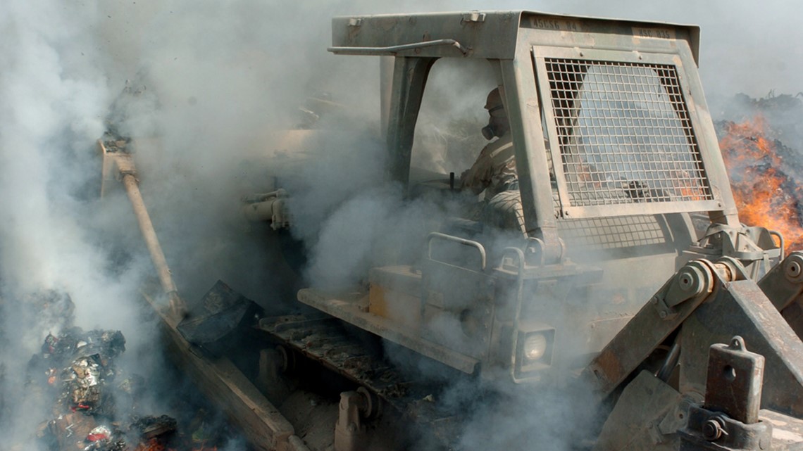 U.S. Army burn pits in action abroad | wusa9.com
