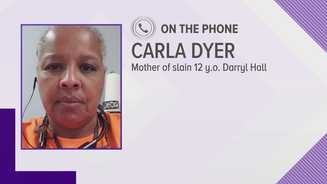 Carla Dyer, mother of slain 12-year-old Darryl Hall, says the idea that ...