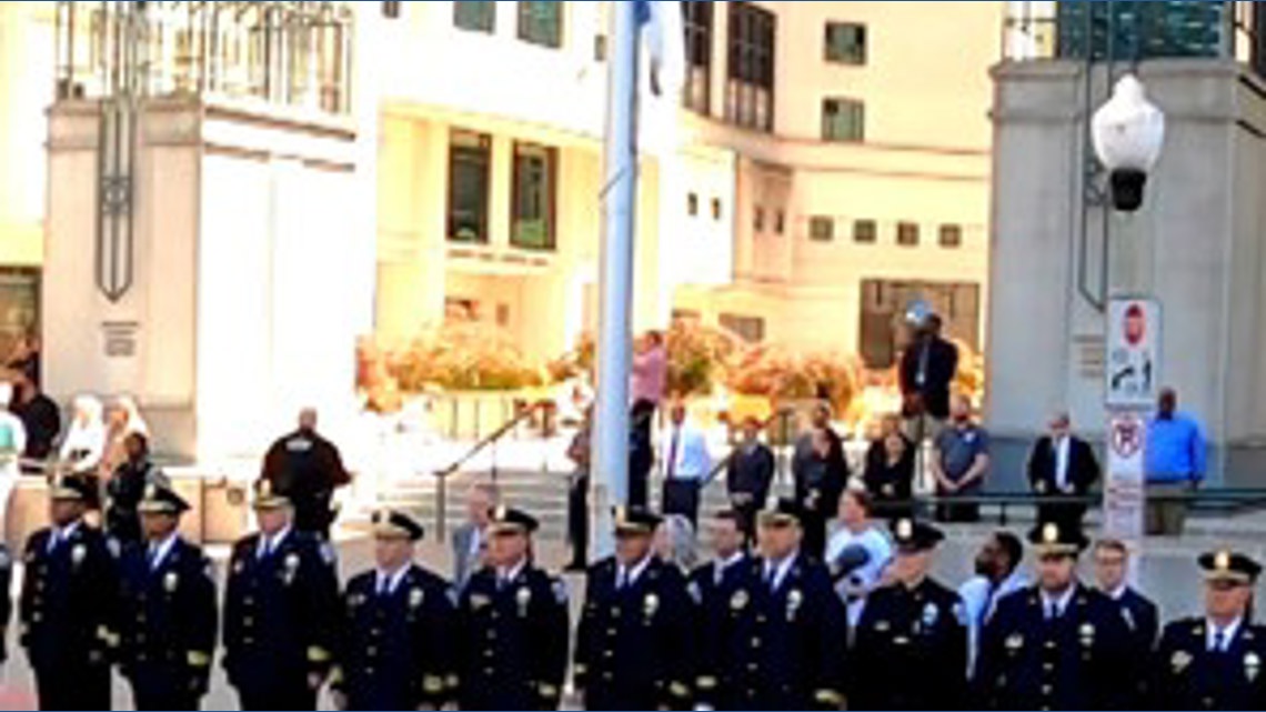 Procession held for police officer who died from 9/11 related cancer ...