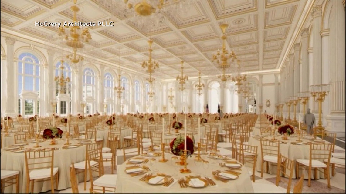 New White House ballroom renderings released | wusa9.com