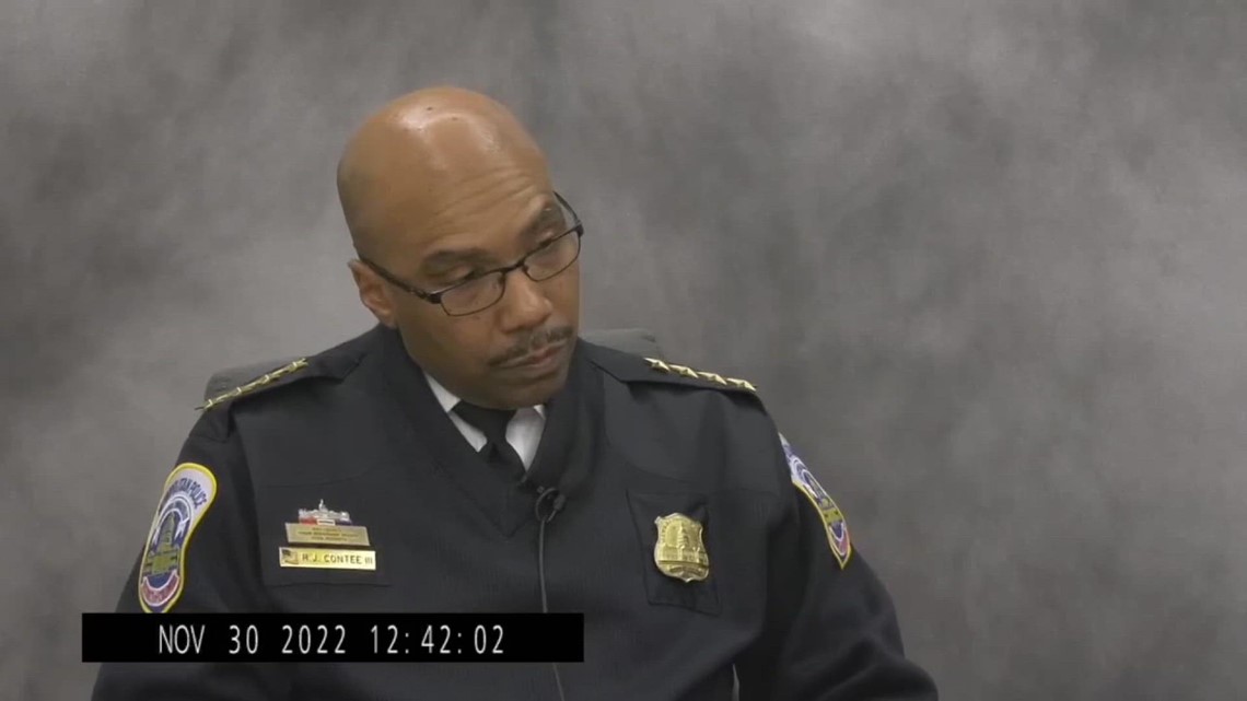 DC Police Chief Robert Contee discusses jump out stops in never-before ...