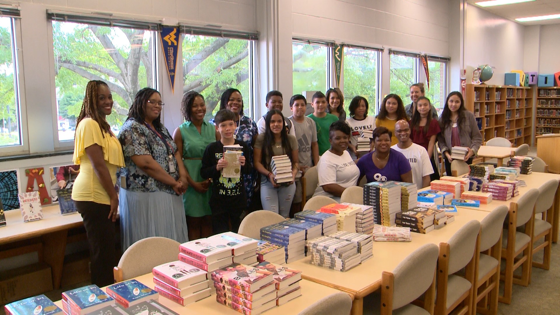 'I love to read': Virginia middle school students surprised with ...