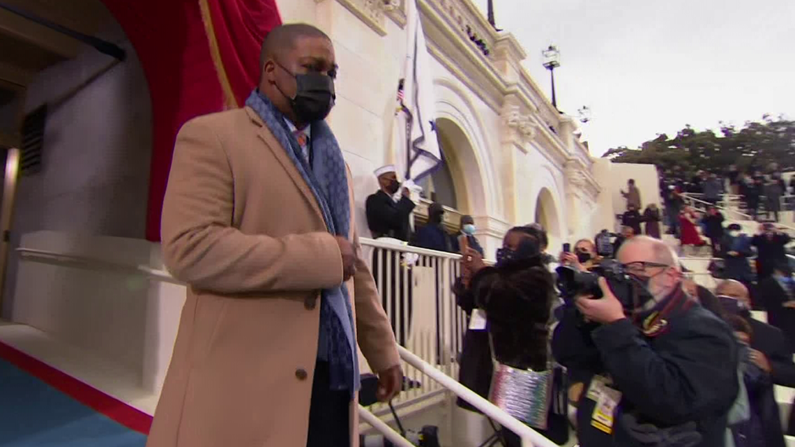 Capitol Police Officer Eugene Goodman honored at Inauguration | wusa9.com