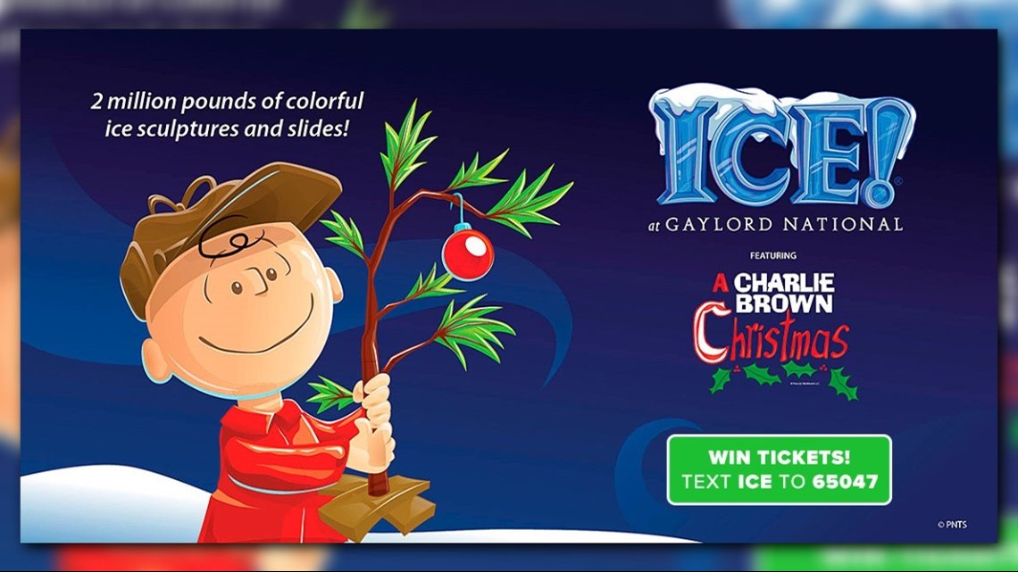 Win tickets to ICE! Featuring A Charlie Brown Christmas at Gaylord ...