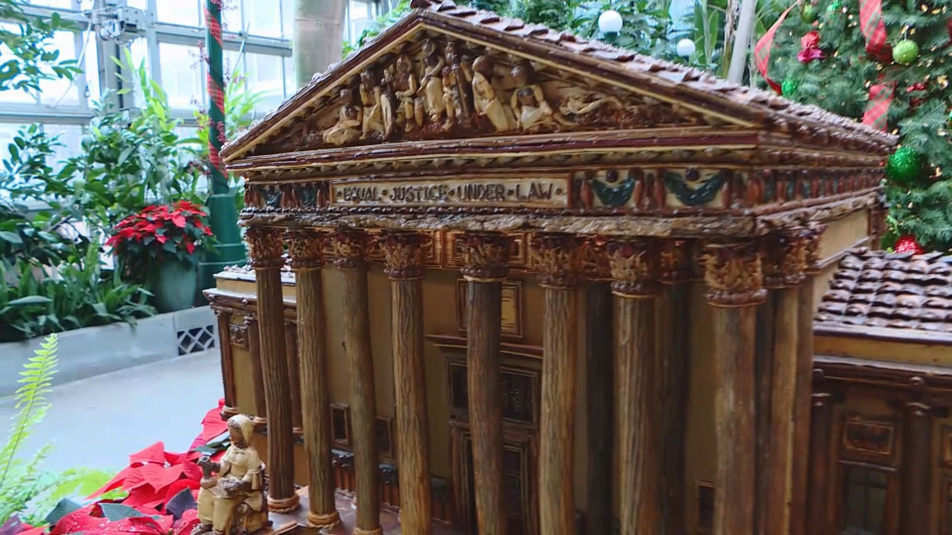 A sneak peak at the U.S. Botanic Gardens popular holiday display ...
