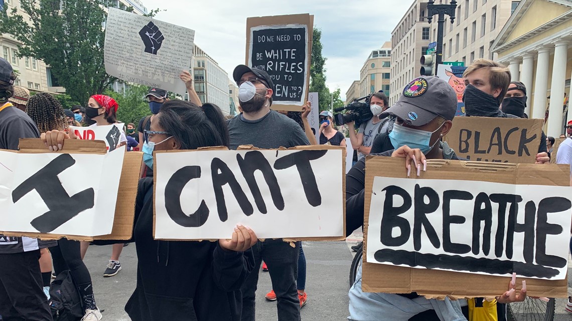 Day 5: Hundreds peacefully protest near White House | wusa9.com