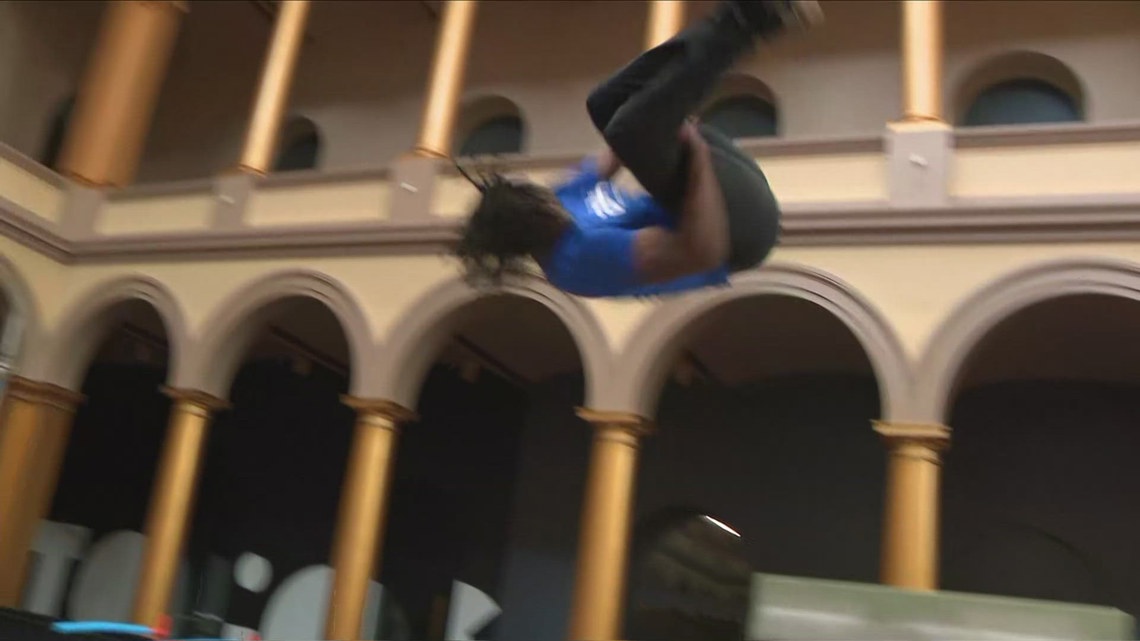 Parkour comes to the National Building Museum with interactive ...