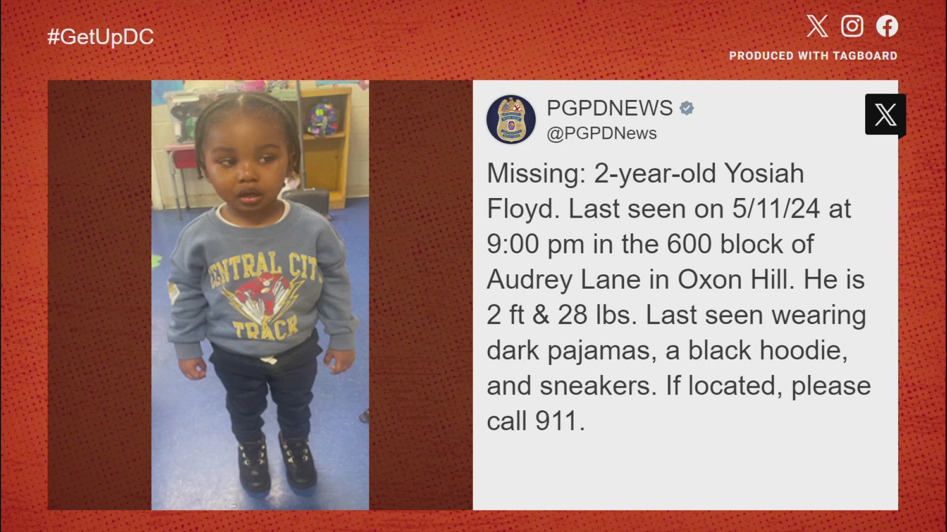 Two-year-old boy missing in Prince George's County | wusa9.com