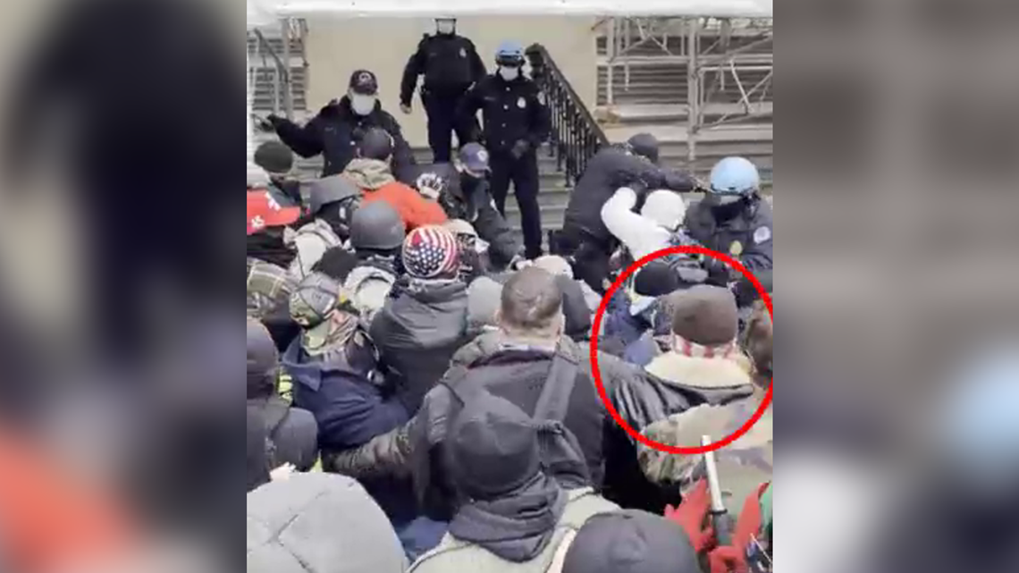 Video appears to show Proud Boys preparing to storm the Capitol | wusa9.com
