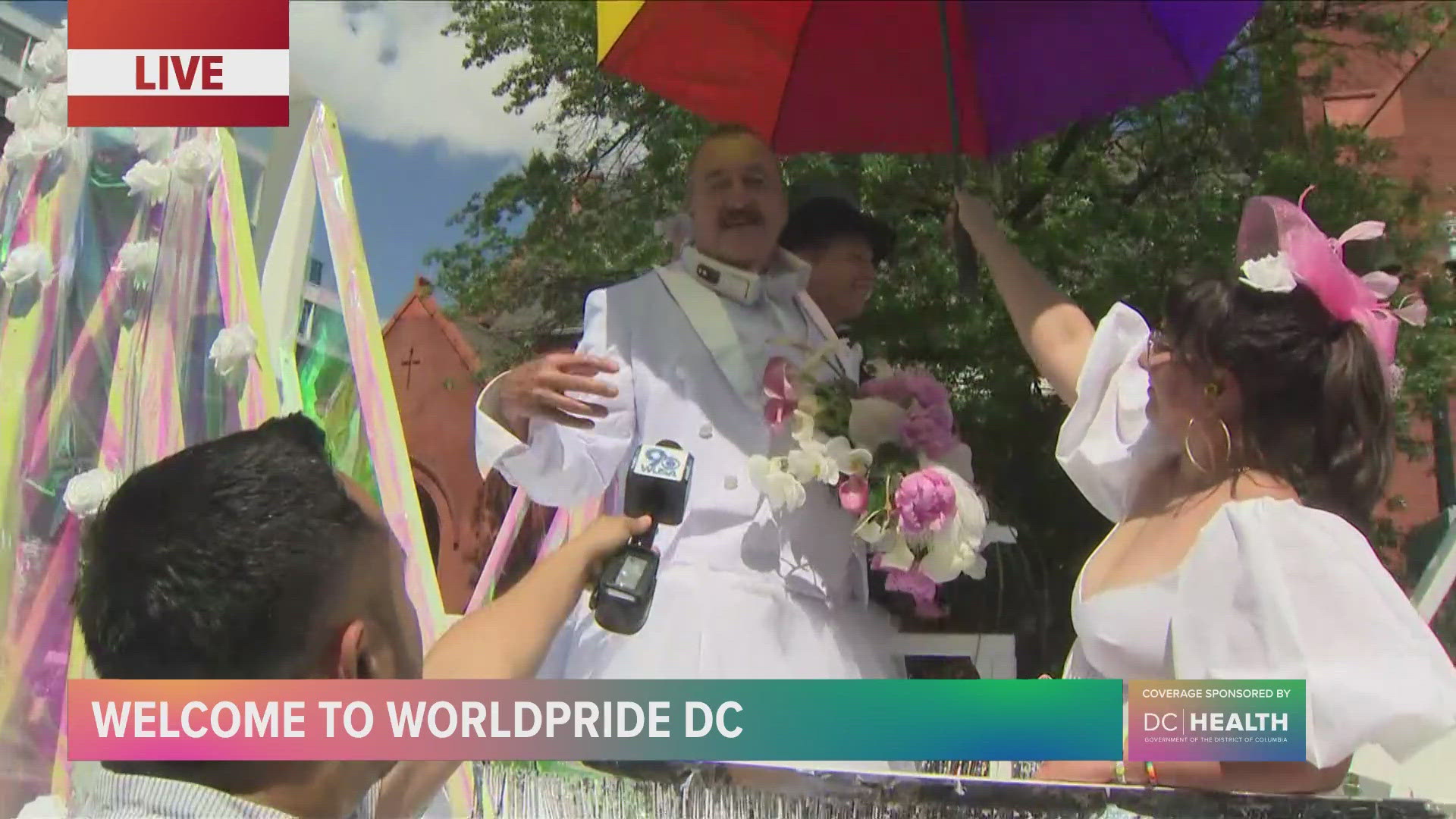 Here comes the pride! Freddie's Beach Bar owner gets married on parade ...