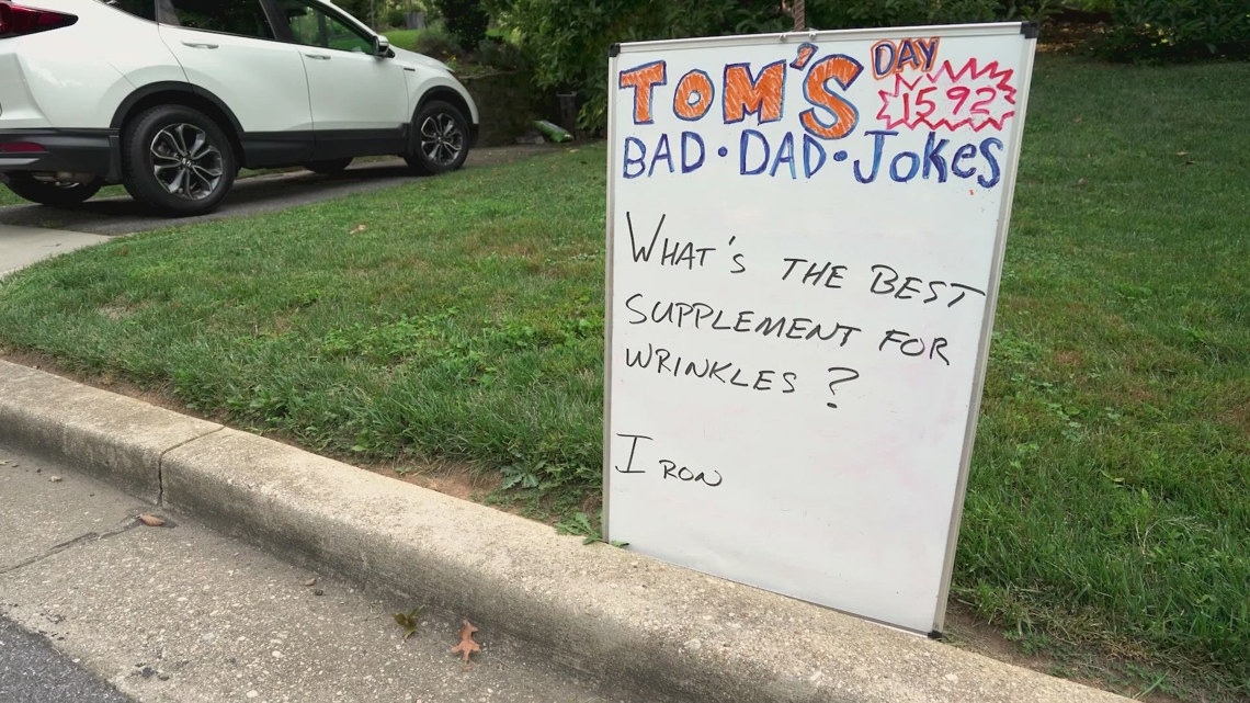 Dad jokes to unite the neighborhood | The Heart of It | wusa9.com
