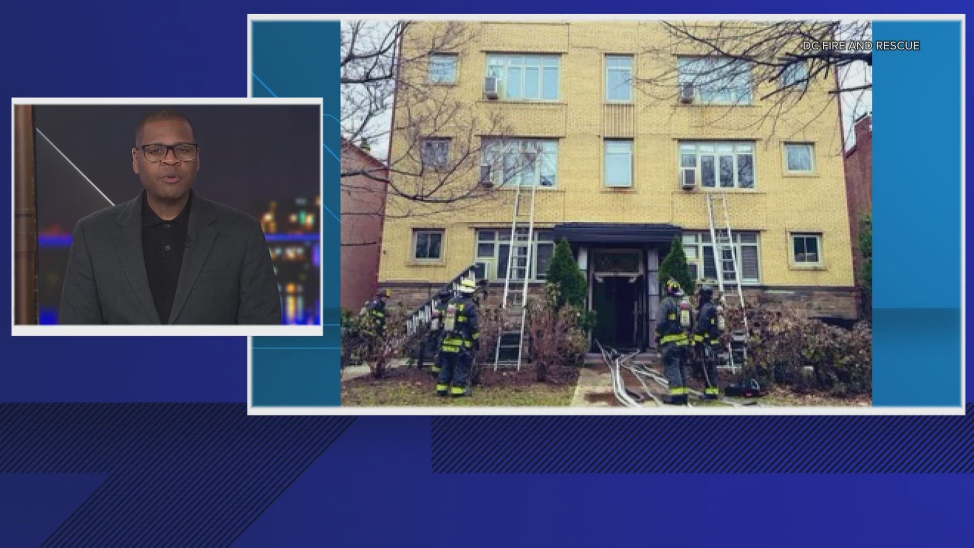DC firefighters rescue critically injured man from apartment building ...