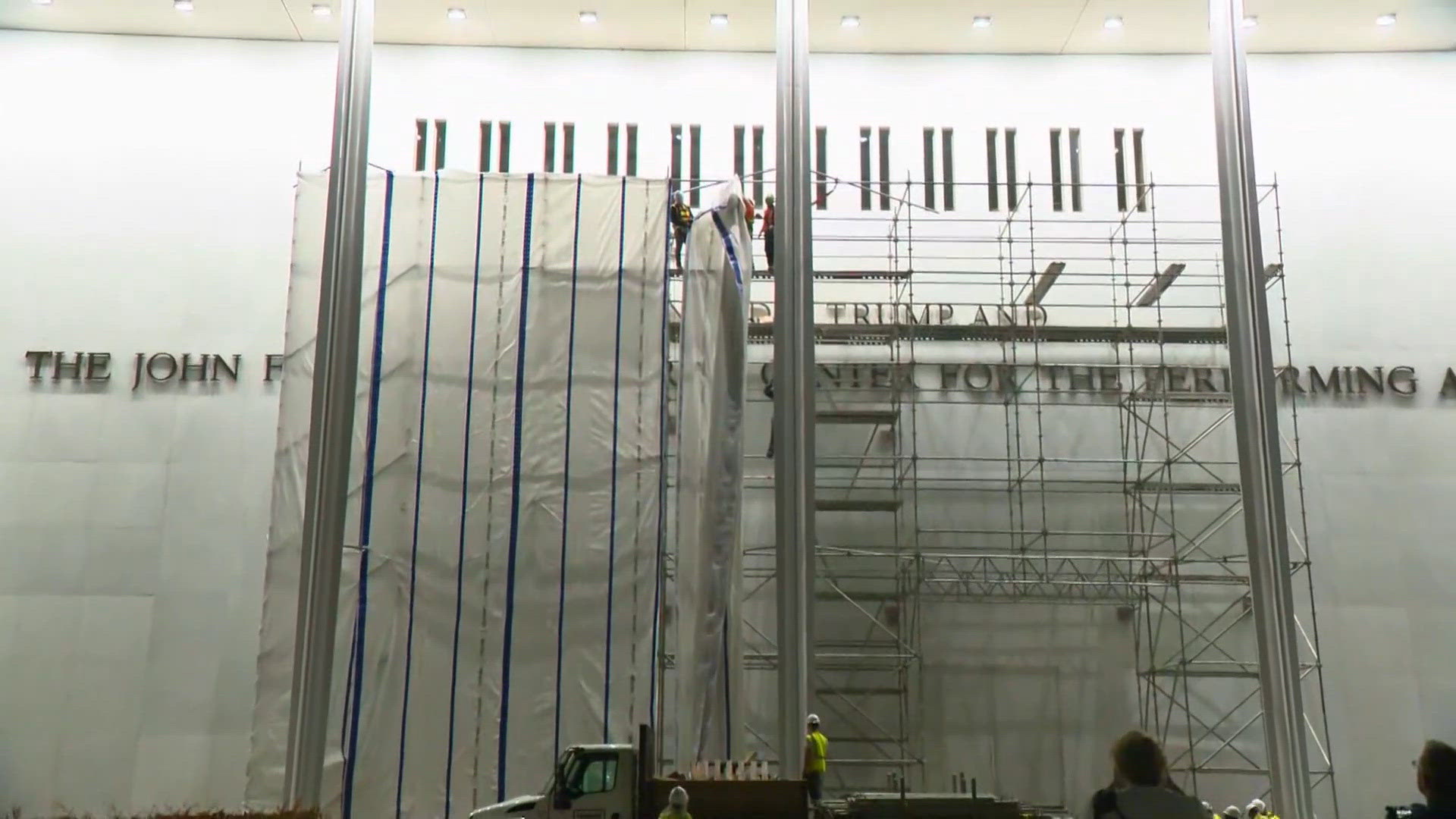 Trump's name officially removed from Kennedy Center sign | wusa9.com