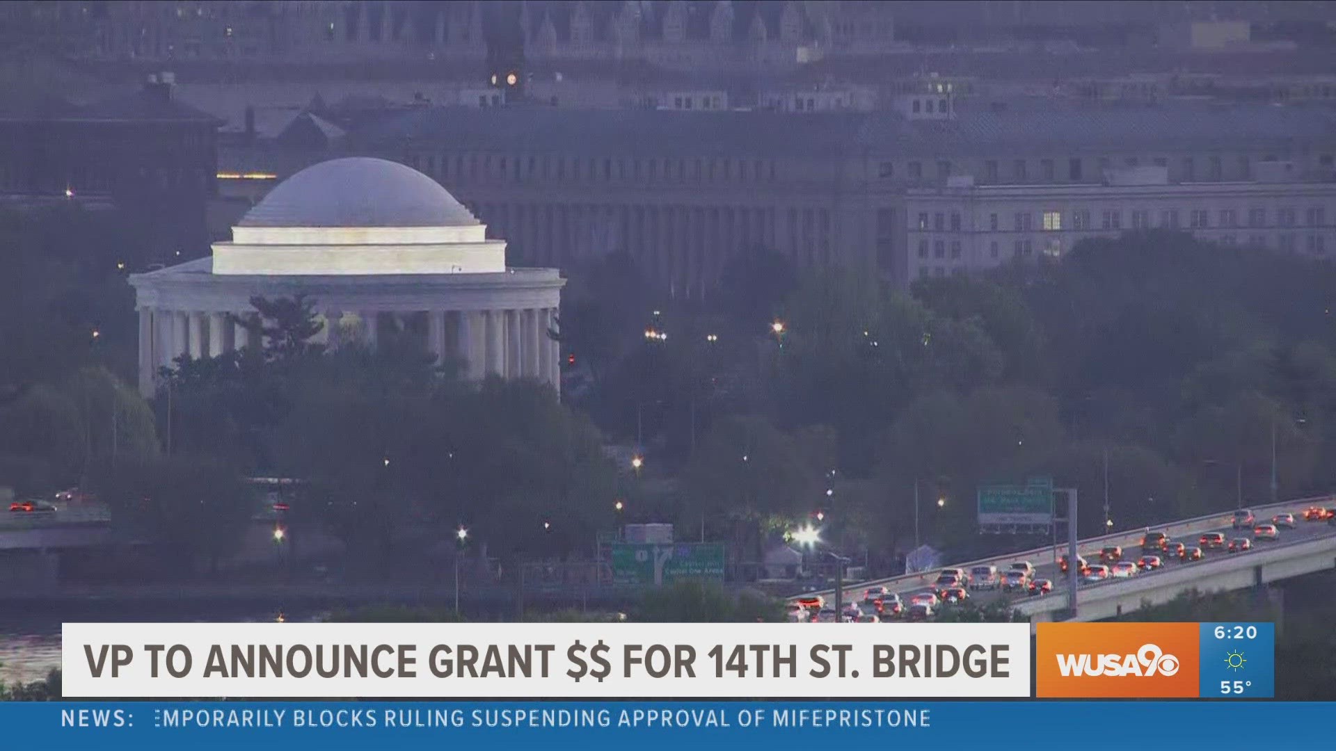 Biden administration points to investments with new bridges | wusa9.com