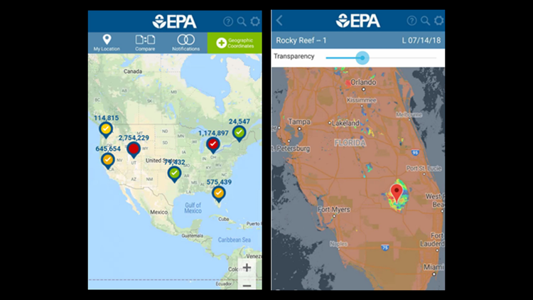 New EPA app helps warn you about toxic blue-green algae | wusa9.com