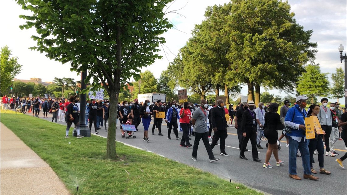 Protesters gathered for prayer walk in fight for justice | wusa9.com