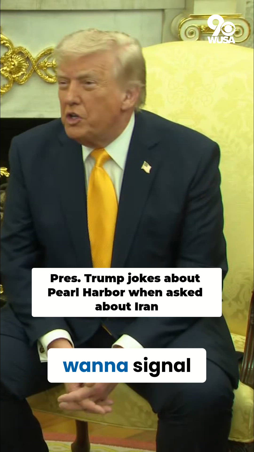 President Trump makes "surprise" Pearl Harbor joke when asked by ...