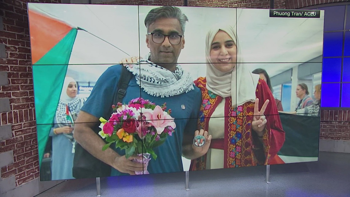 Georgetown researcher reunites with wife in DC | wusa9.com