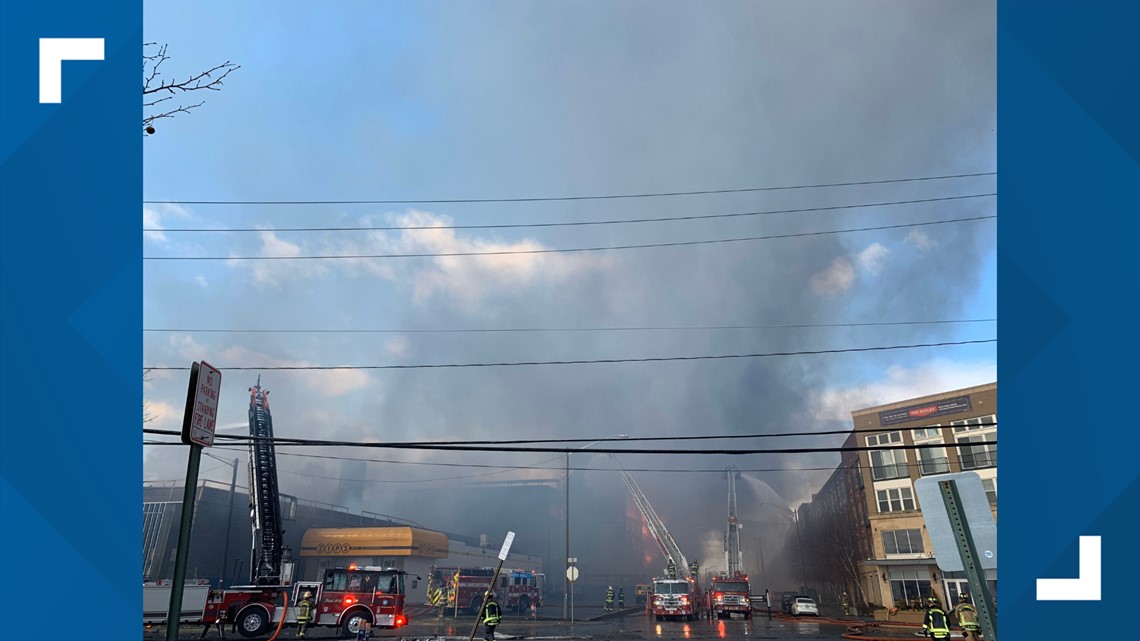 Fire at Alexandria building under construction seen for miles | wusa9.com
