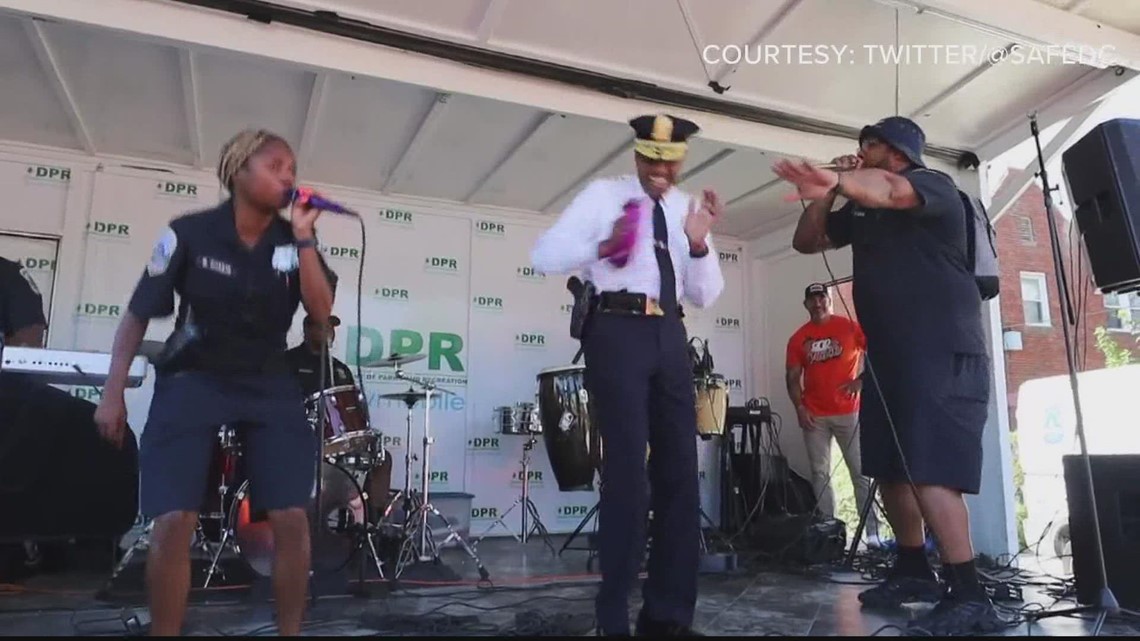 Greatest Hit: DC Police Chief gets down with the tambourine | wusa9.com