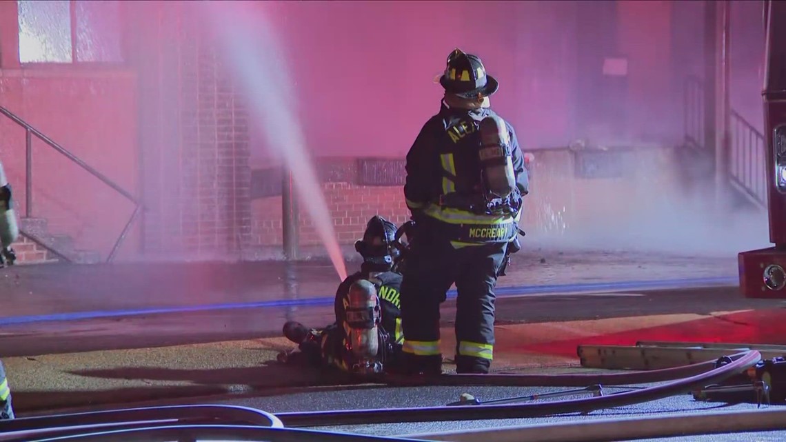 Crews battle large fire in Alexandria | wusa9.com