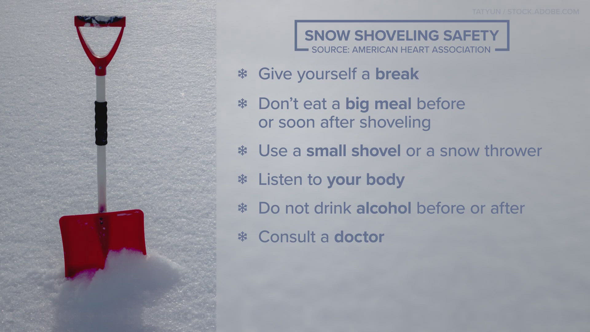Here are some shoveling safety tips | wusa9.com