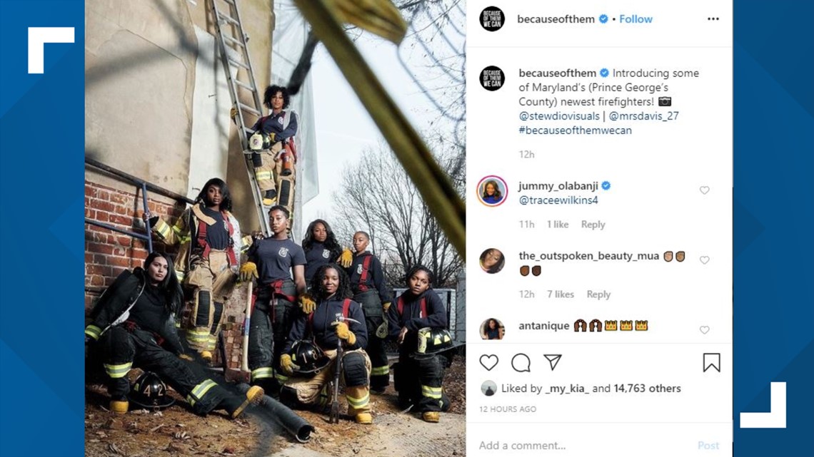 Viral photo shows newest black women members of PGFD | wusa9.com