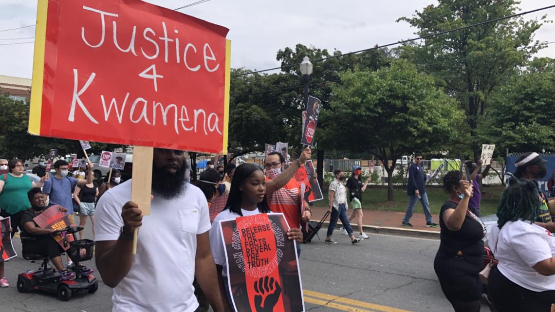 Gaithersburg protest demands justice for police shooting victims ...