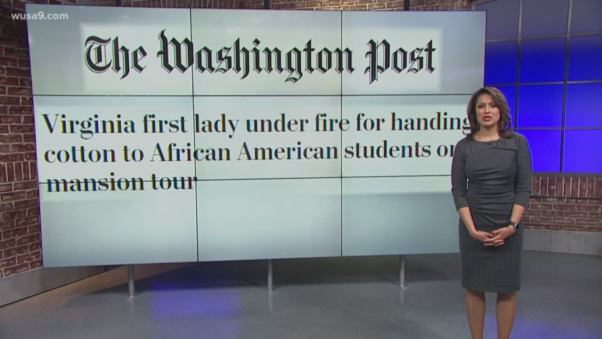 First lady of Virginia in hot water after handing cotton to African ...