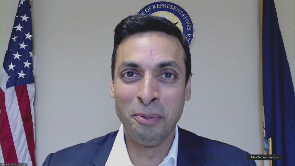 Rep. Suhas Subramanyam interview with WUSA9 | wusa9.com