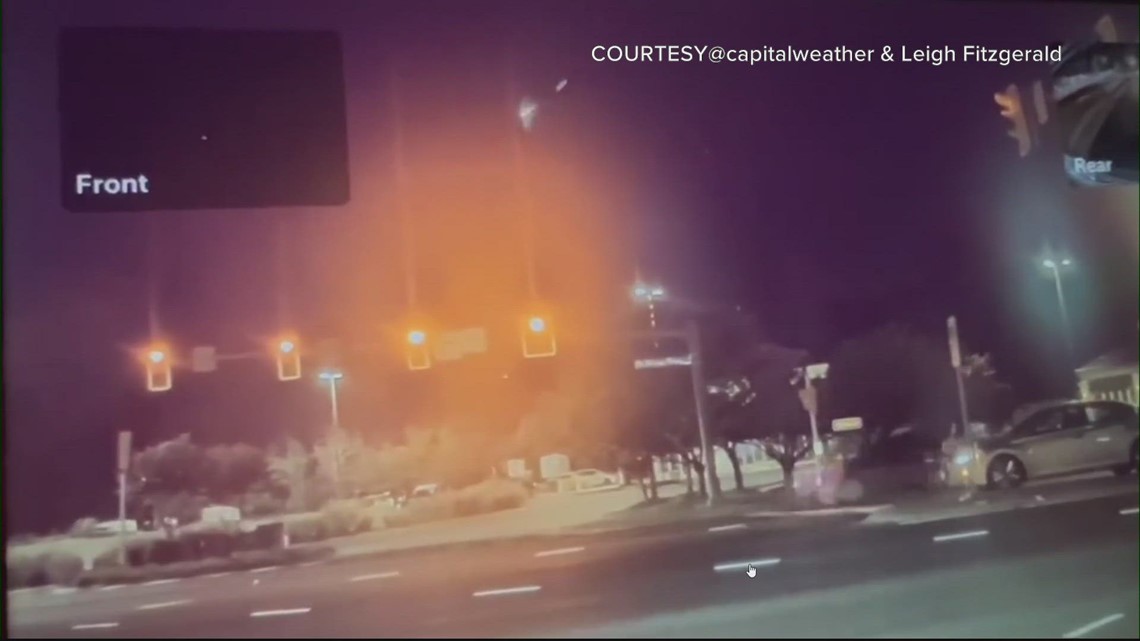Possible meteor seen in the sky over DC | wusa9.com