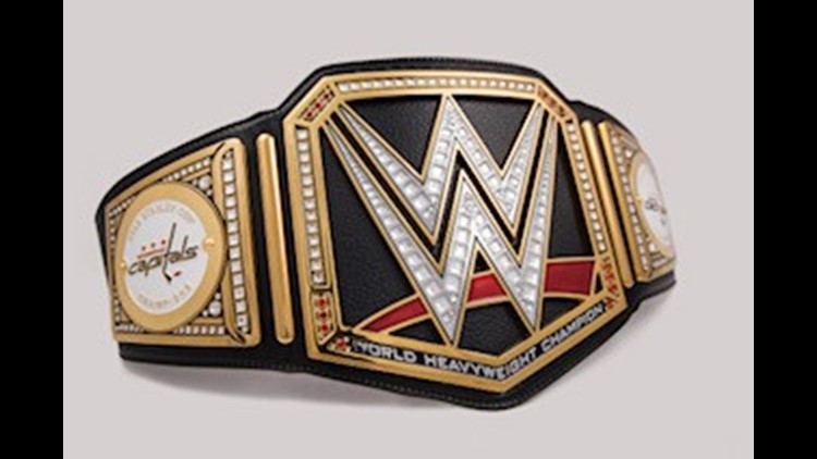 Devante Smith-Pelly wore a custom-made WWE belt and joined fans at the ...