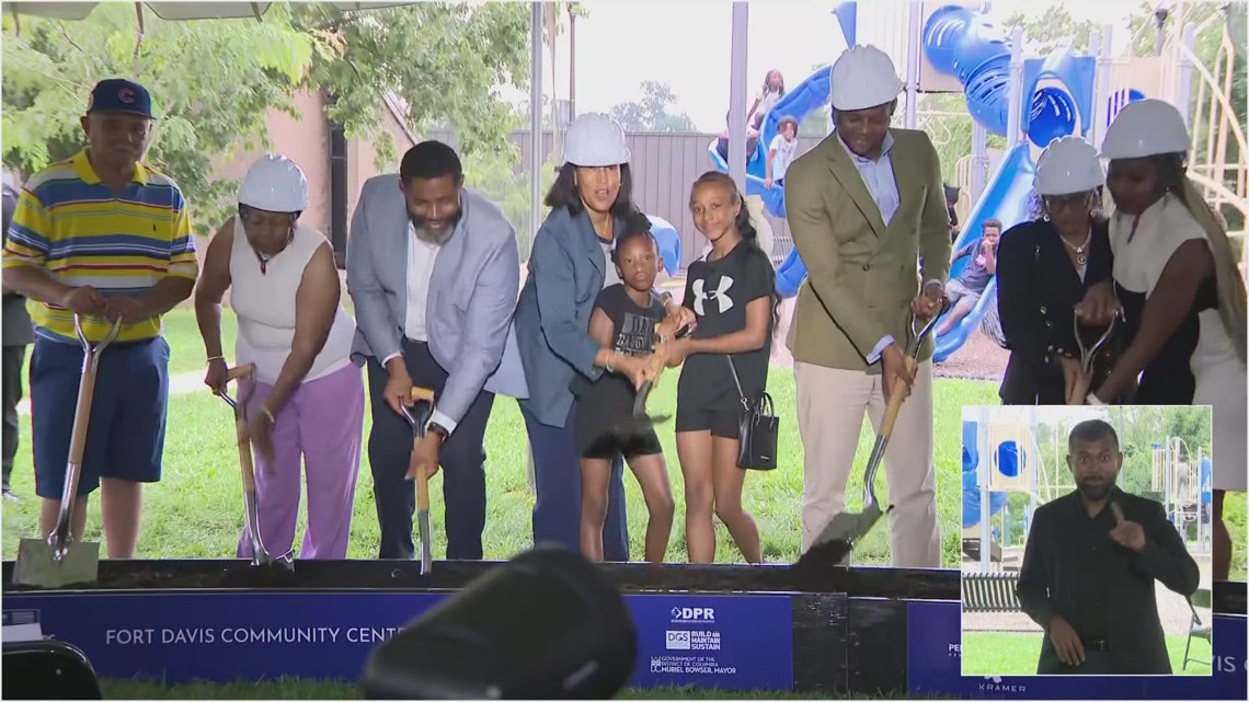Children join Mayor Muriel Bowser in groundbreaking for community ...