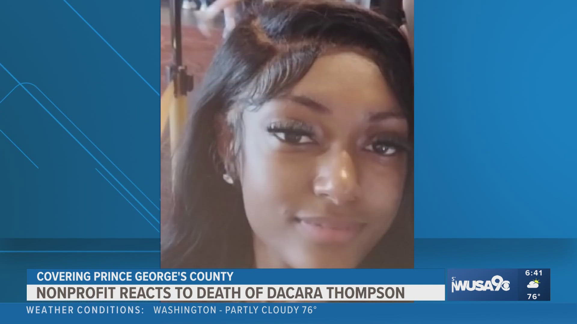 Nonprofit reacts to death of DaCara Thompson | wusa9.com