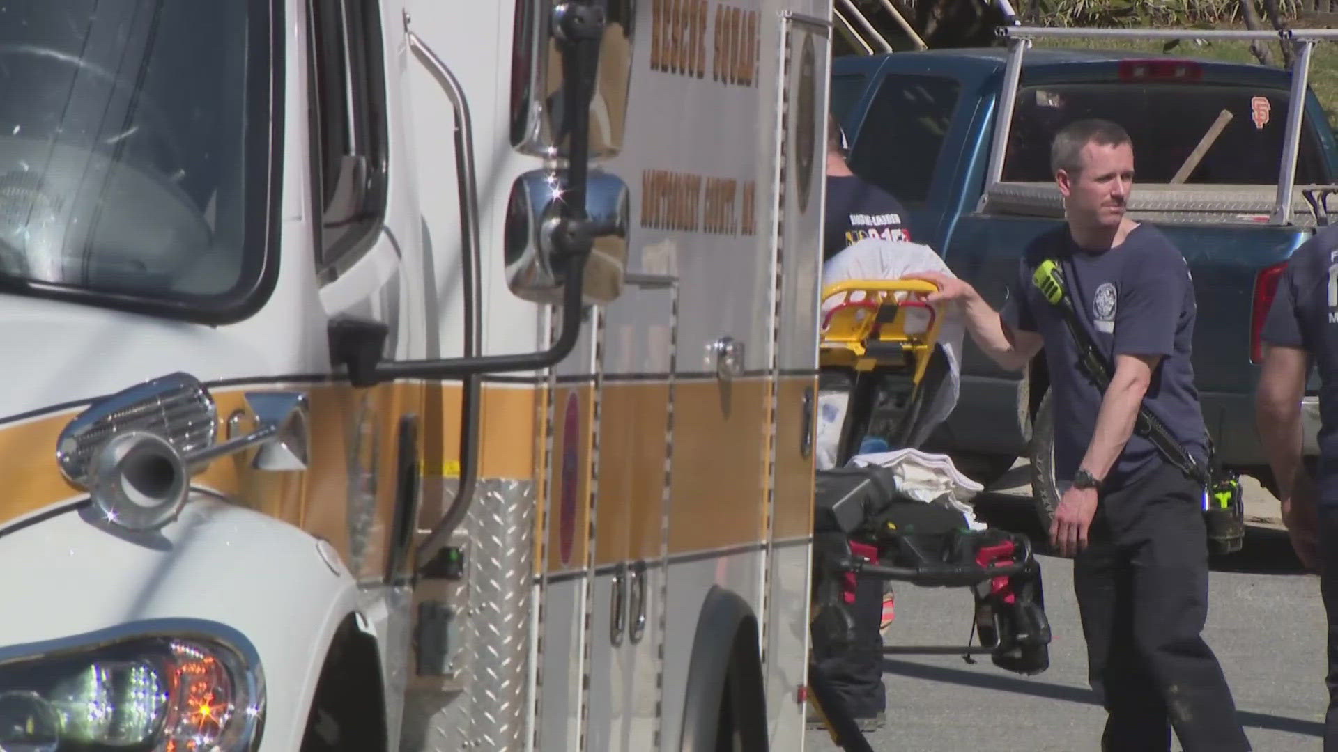 Two construction workers rescued in Bethesda after being trapped in a ...